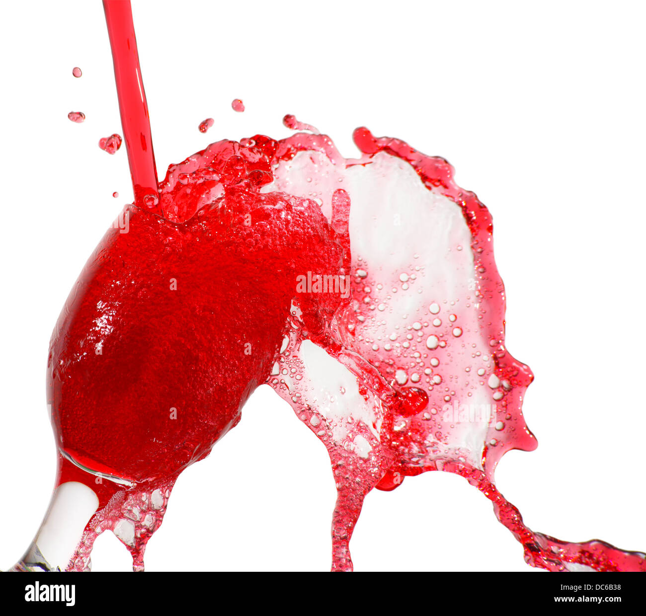 glass of red juice Stock Photo - Alamy