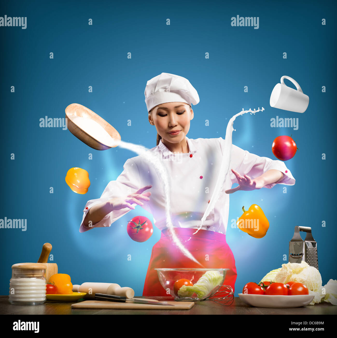 magic in the kitchen Stock Photo - Alamy