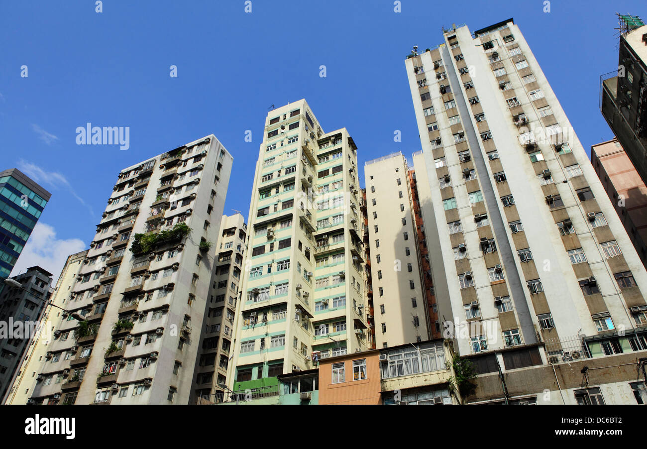 Hong Kong old building Stock Photo - Alamy