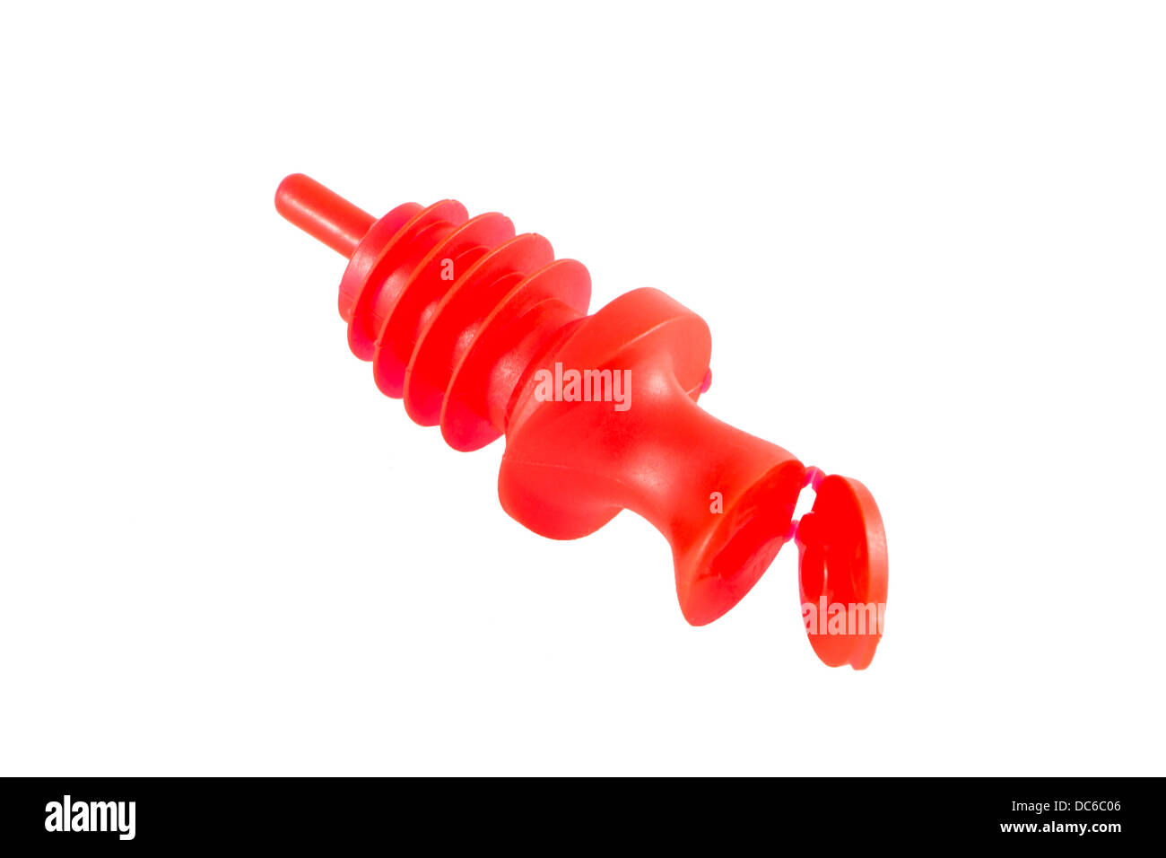 Plastic Pourer with cap lid set PVC liquor Bottle Stopper Measurer ...