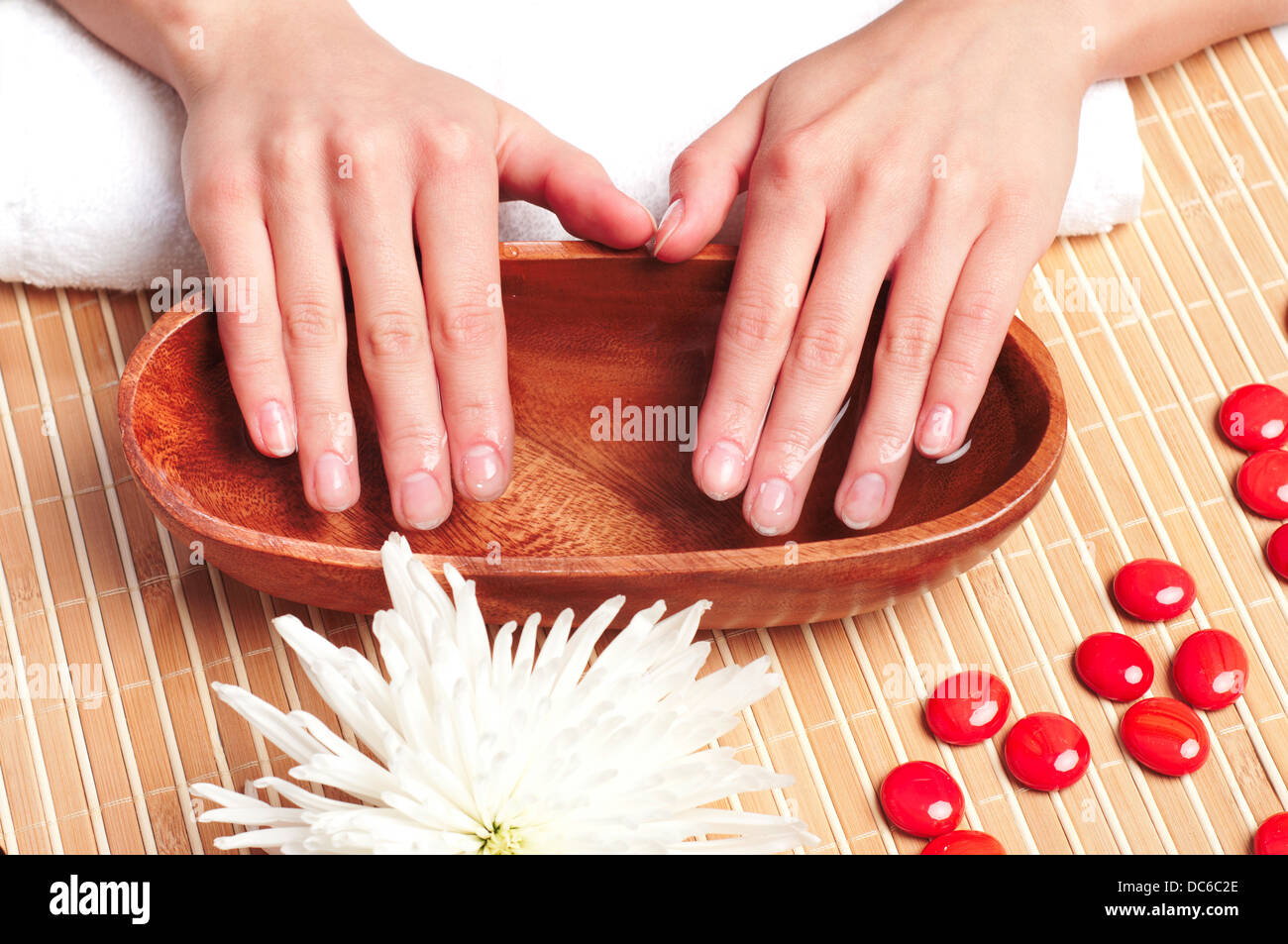 Hands Spa. Manicure concept Stock Photo - Alamy