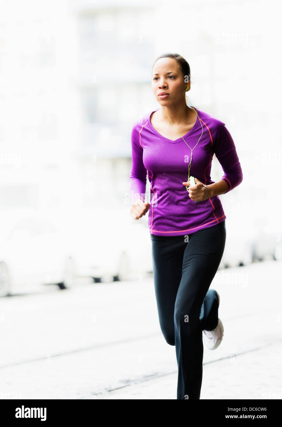 Young active african american woman Cut Out Stock Images & Pictures - Alamy