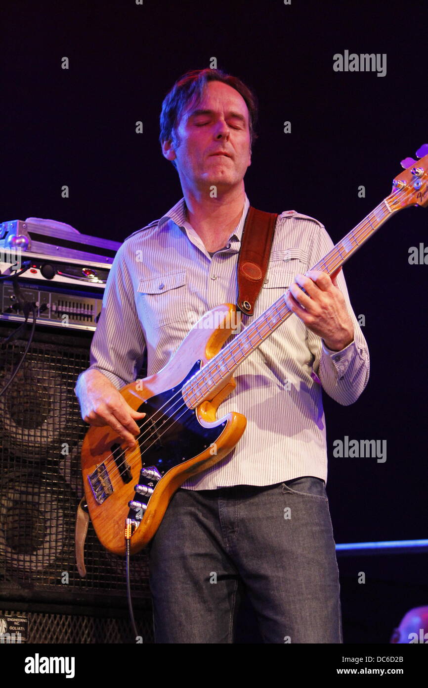 Worms, Germany. 9th August 2013. British-German bass player Patrick ...