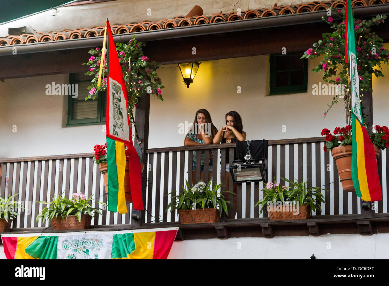 Mexican balcony hi-res stock photography and images - Alamy