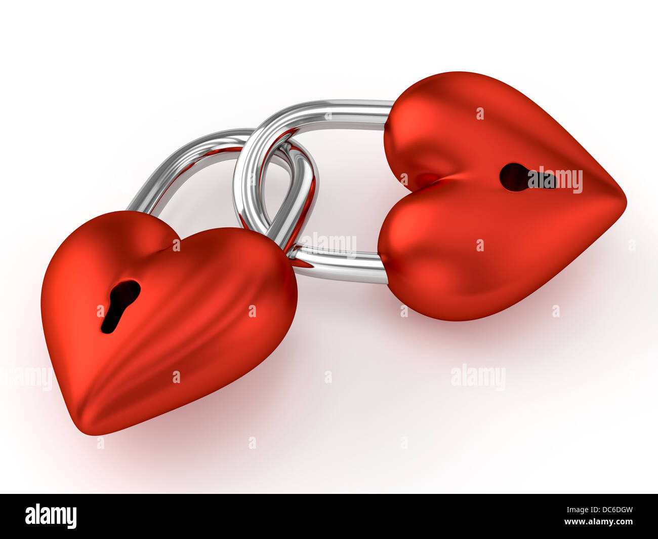 Two padlocks locked together hi-res stock photography and images - Alamy