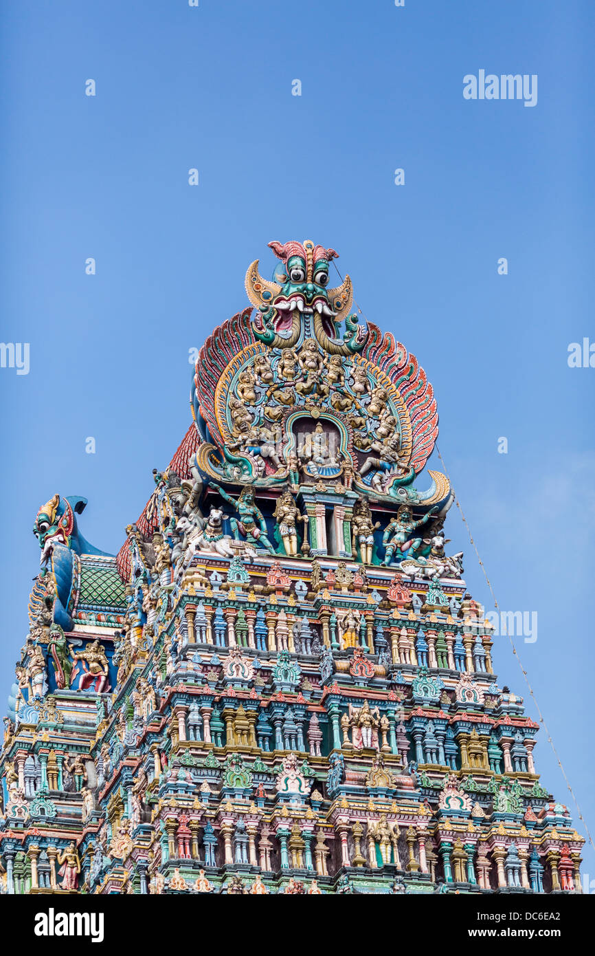 The Great Indian temple in Tamil Nadu Stock Photo - Alamy