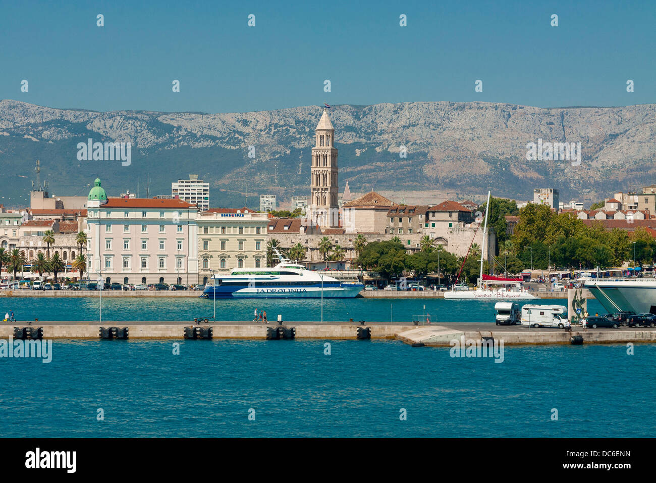 Jadrolinija ferry terminal in Split, Croatia Stock Photo - Alamy