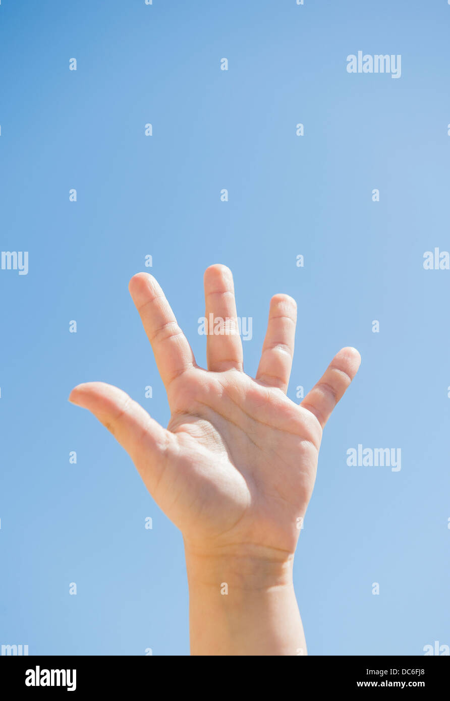 Girls palm hi-res stock photography and images - Alamy