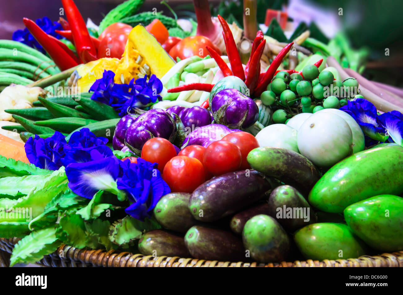 Beautiful vegetables at a farmer's productivity suite Stock Photo - Alamy