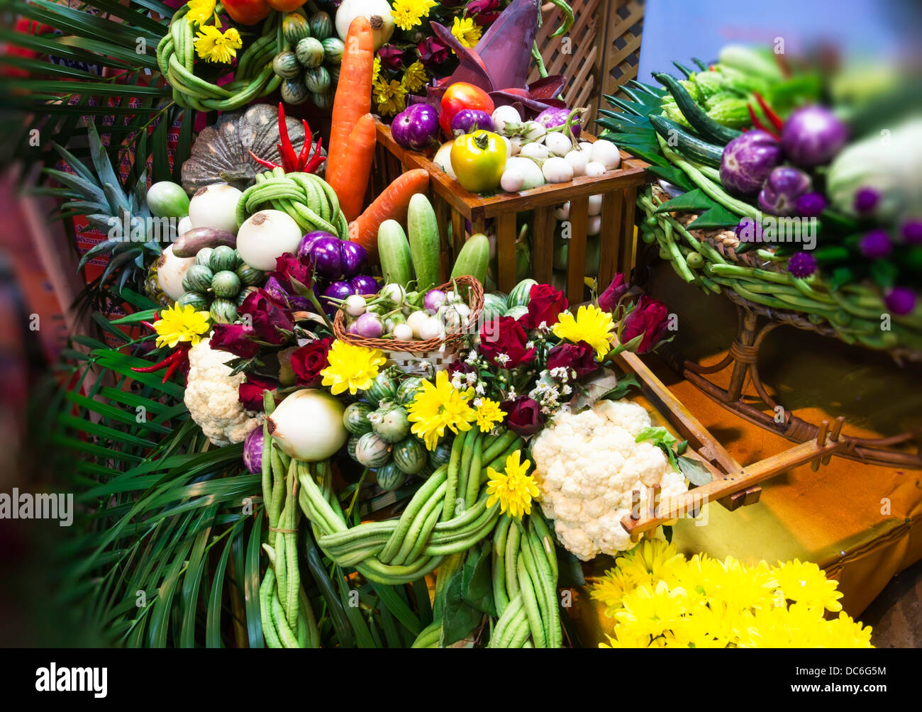 Beautiful vegetables at a farmer's productivity suite Stock Photo - Alamy