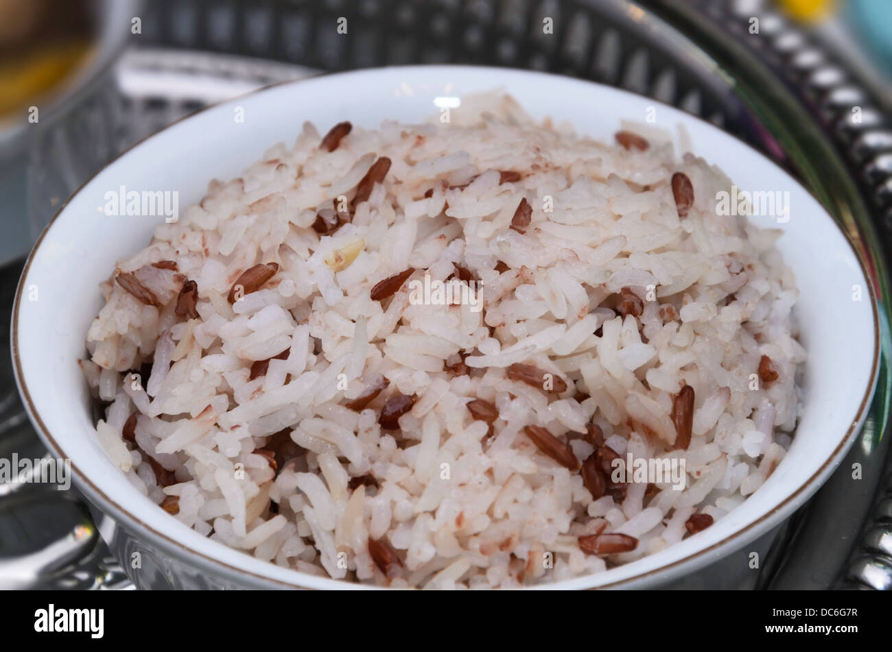Rice to cook in a restaurant of Thailand Stock Photo - Alamy