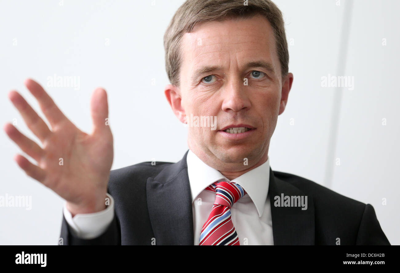 Bernd Lucke, Professor of Macroeconomics and Chairman of the German ...