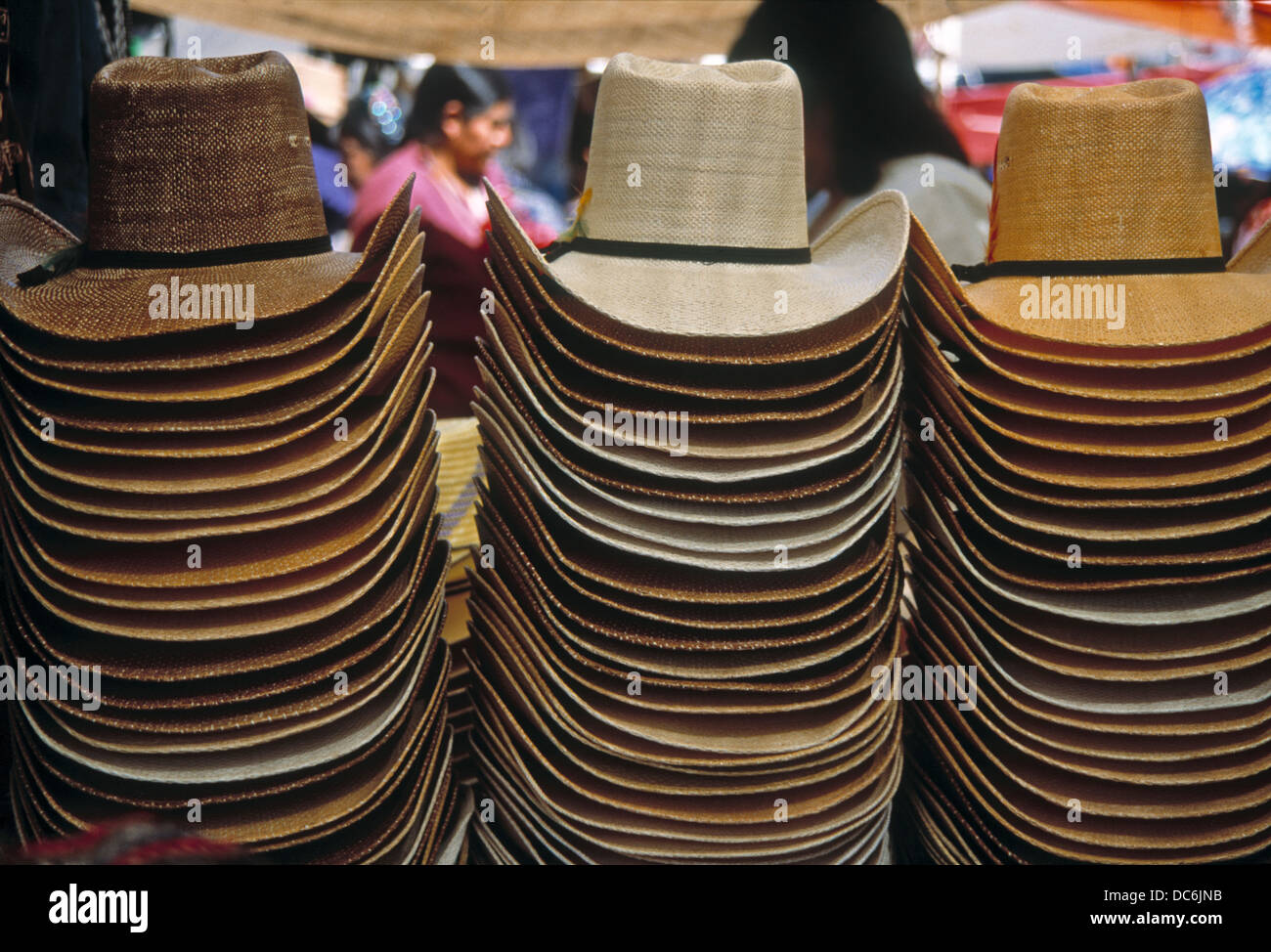 Guatemalan hats, Guatemala, Central America Stock Photo - Alamy