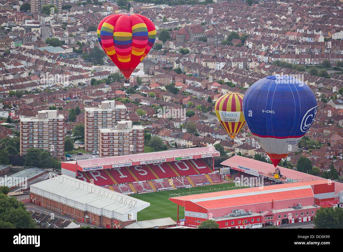 Football stadium balloons hi-res stock photography and images - Alamy
