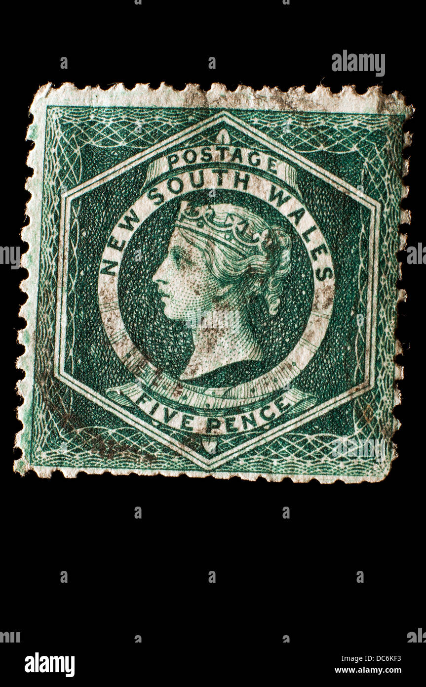 old New South Wales, Australia postage stamp Stock Photo - Alamy