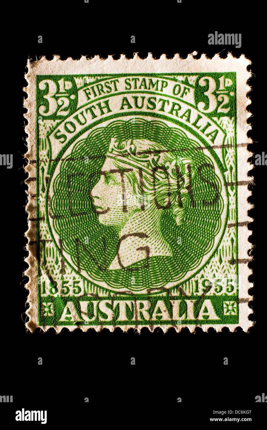 centenary South Australia postage stamp Stock Photo - Alamy