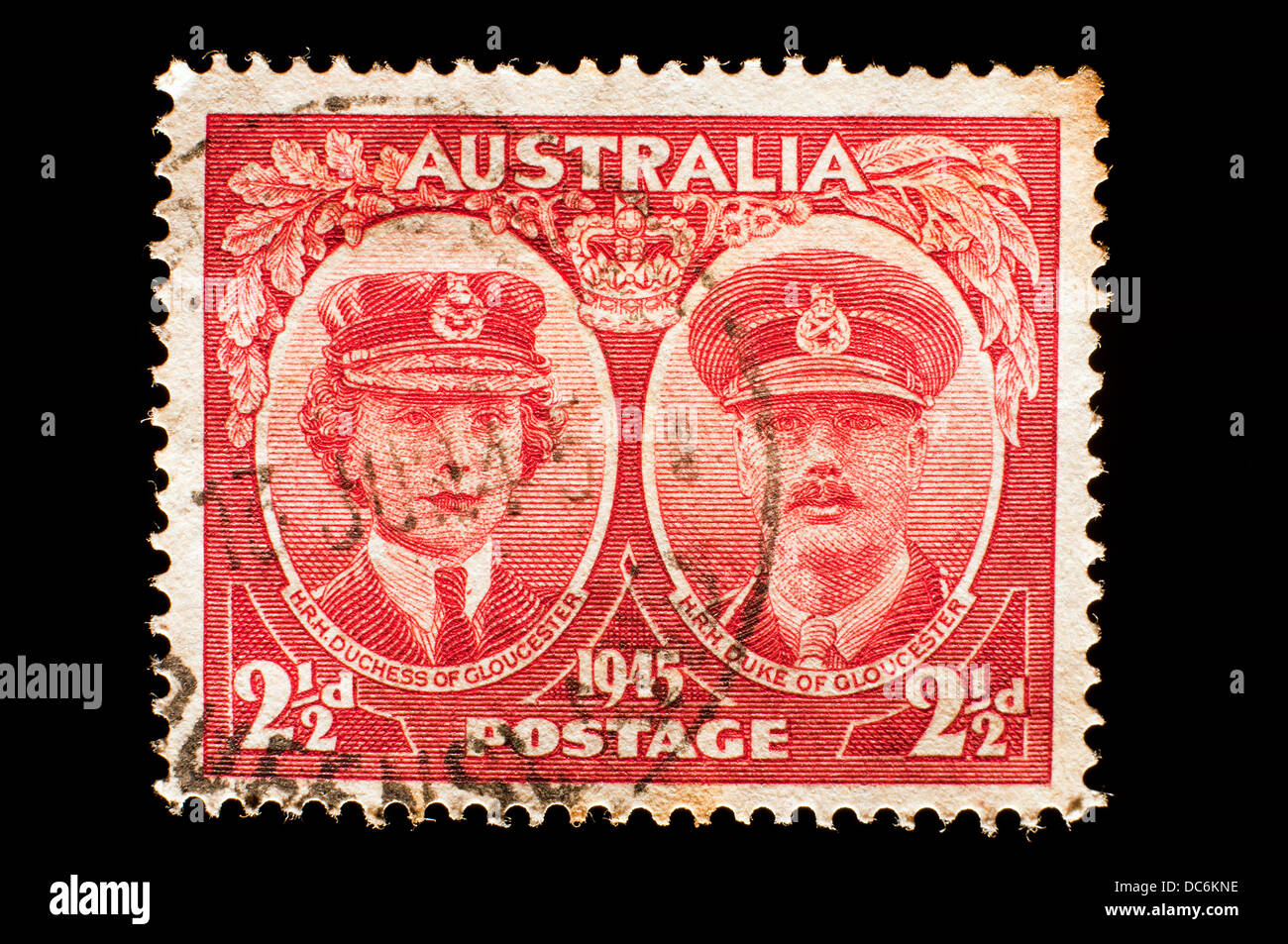 1945 WW11 Australia postage stamp Stock Photo - Alamy