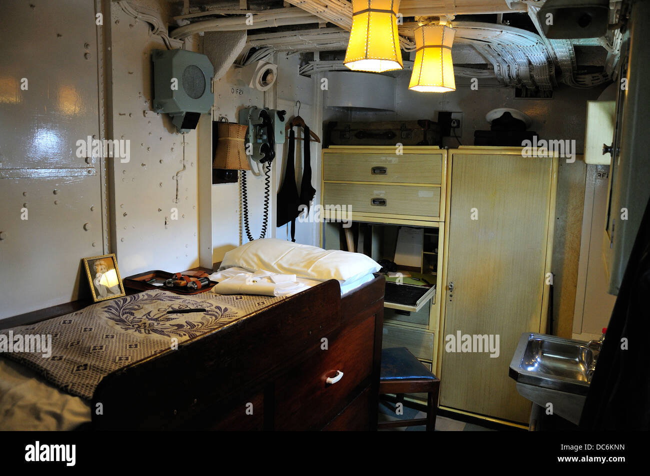 Chatham, Kent, England. Chatham Historic Dockyard. HMS Cavalier (1944 ...