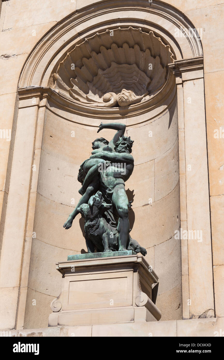 statues at entrance to Royal Palace Stockholm Sweden Stock Photo - Alamy
