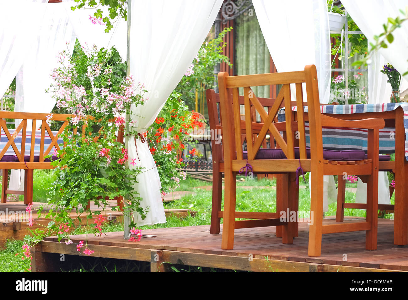 Hotel red awnings hi-res stock photography and images - Alamy