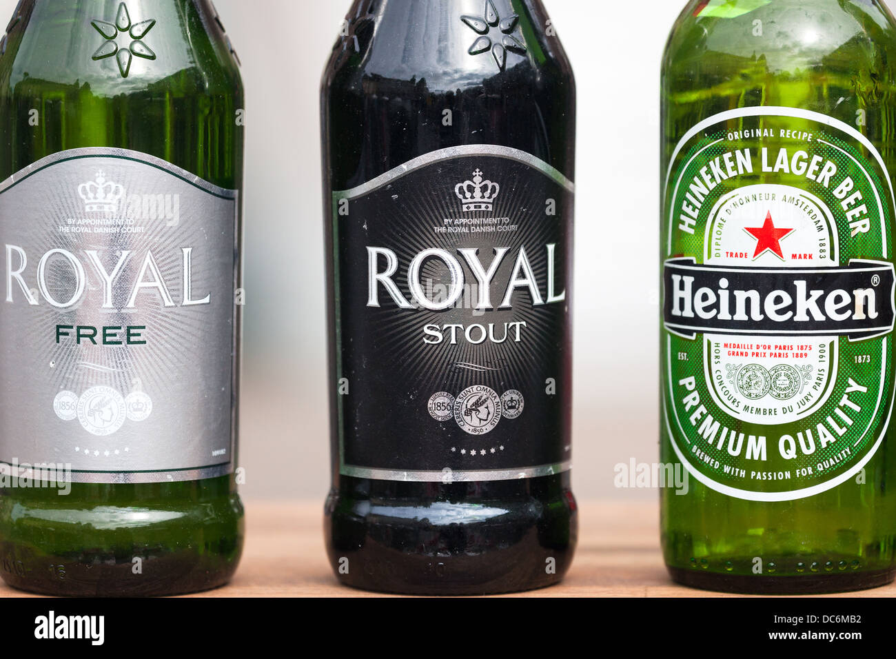 Glass Bottles of Alcohol.Copenhagen Denmark Stock Photo - Alamy