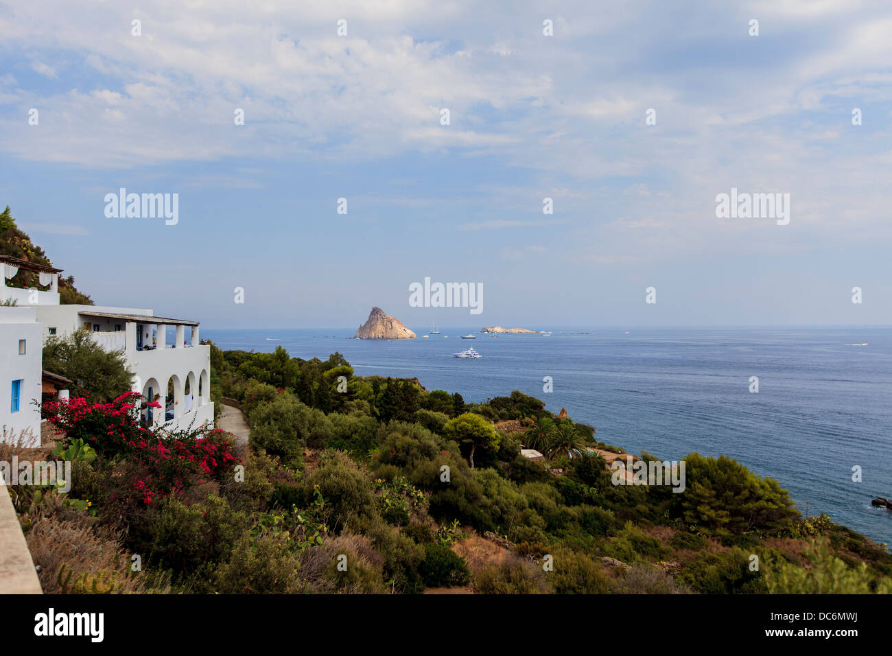Aeolian architecture style panarea island hi-res stock photography and ...