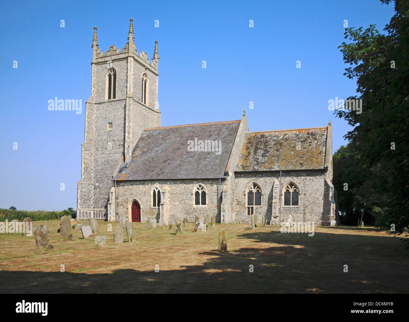 A view of the parish church of SS Peter and Paul at Runham, Norfolk ...