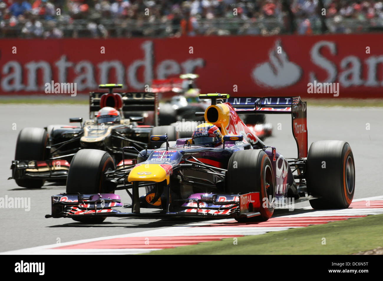 Mark Webber, Red Bull Racing at the 2013 F1 British Grand Prix ...
