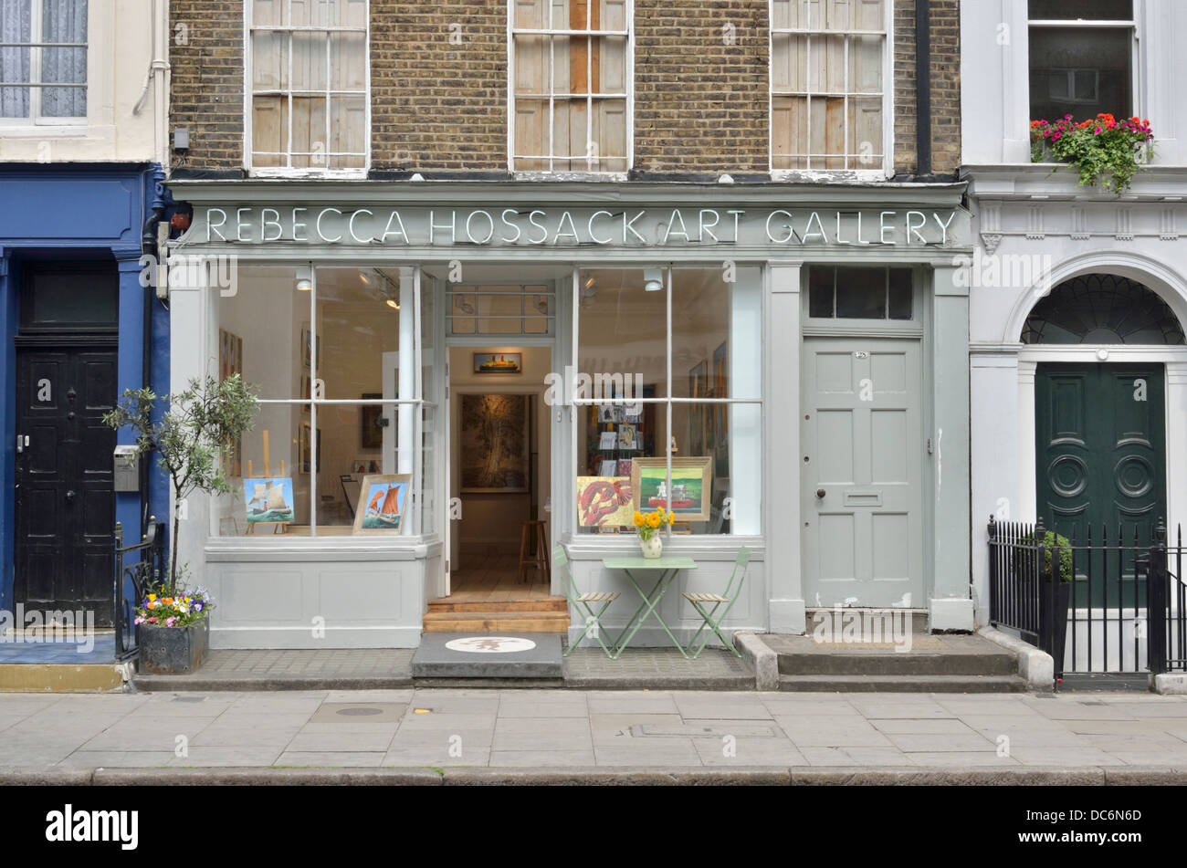 Rebecca Hossack Art Gallery in Charlotte Street, Fitzrovia, London, UK ...