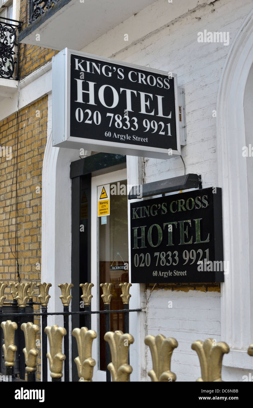 The King's Cross Hotel in King's Cross, London, UK Stock Photo - Alamy