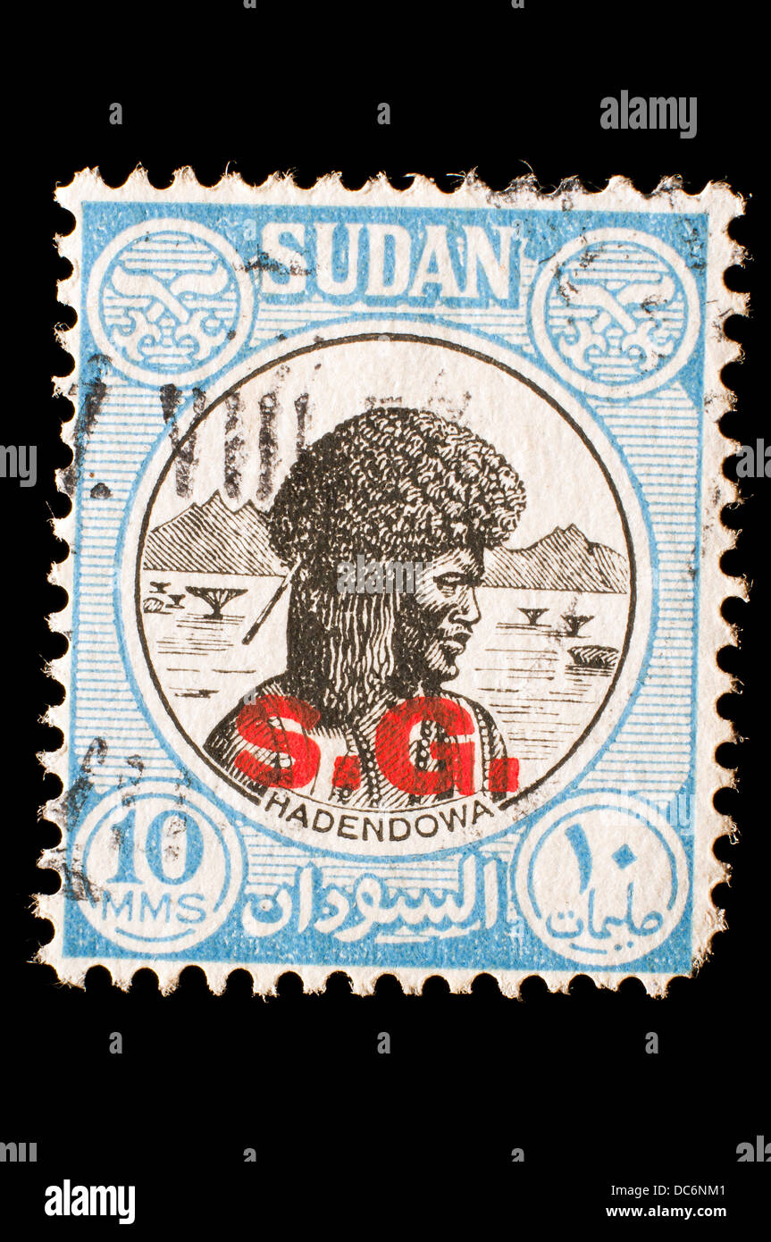 old Sudan postage stamp Stock Photo - Alamy