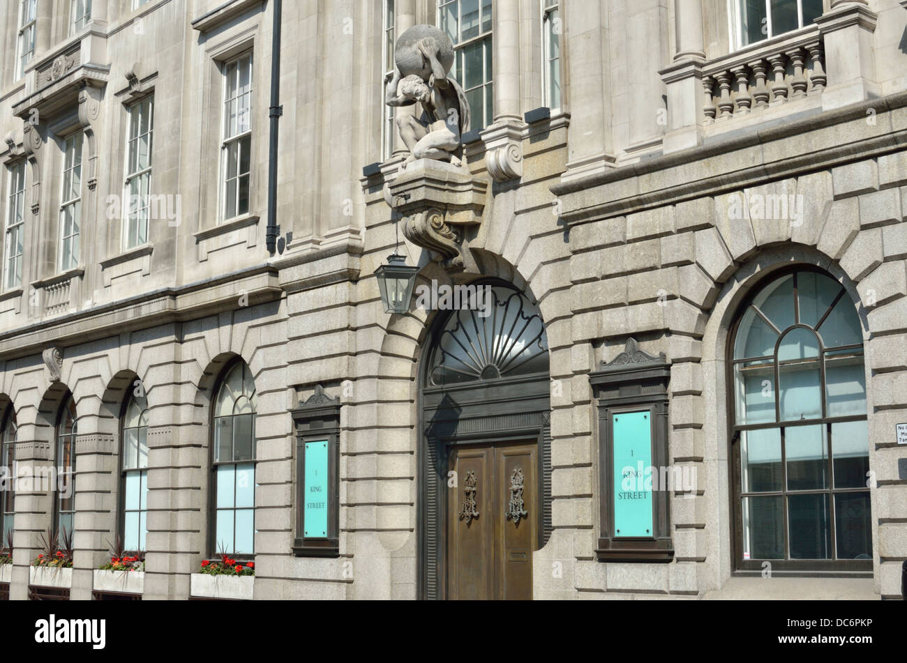Number 1 One King Street office building, City of London, London, UK ...