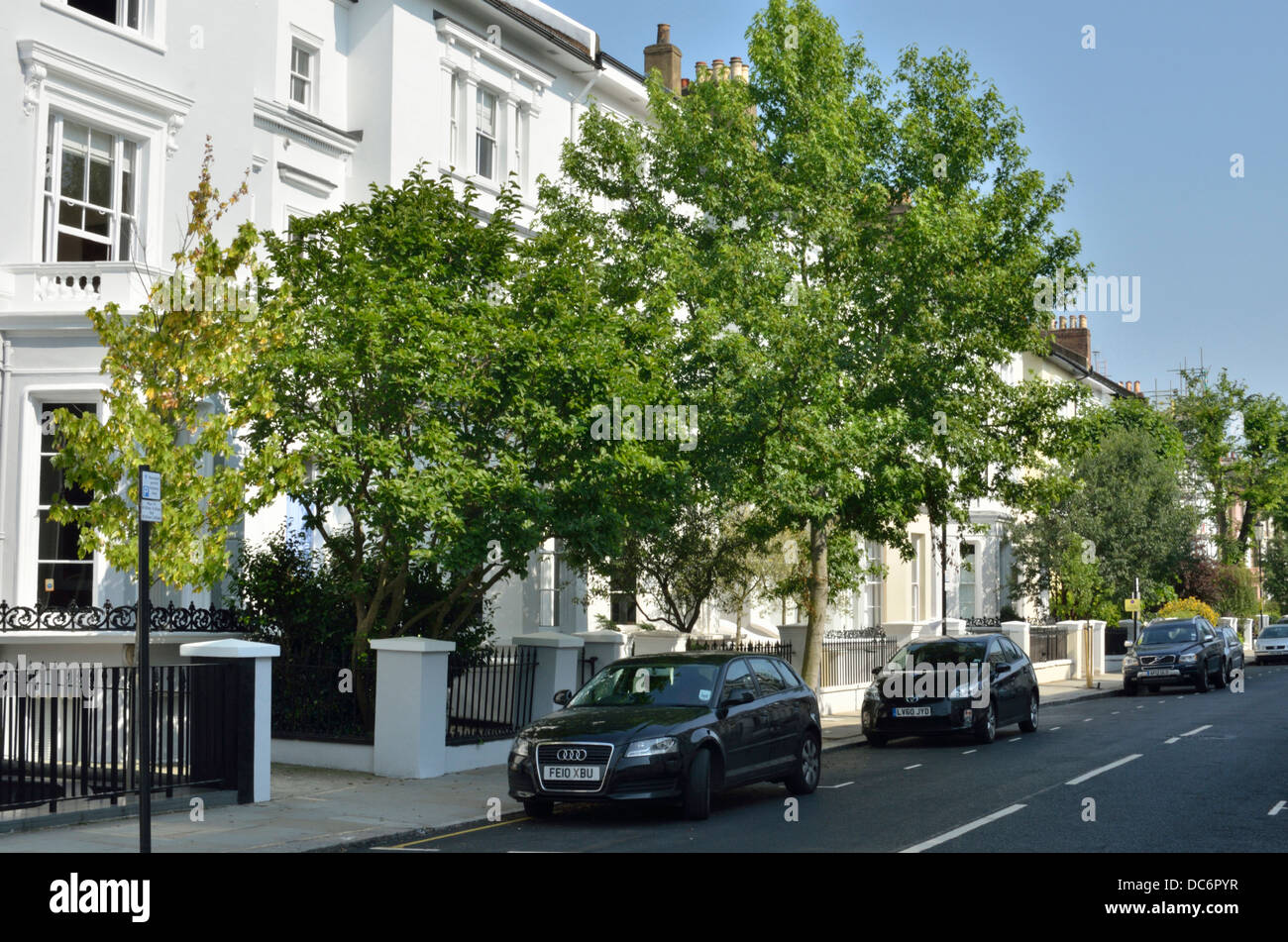 Portland Road W11, Holland Park, London, UK Stock Photo - Alamy
