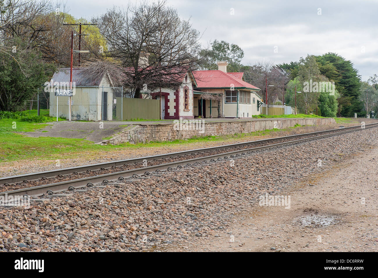 The disused Nairne railway station in South Australia Stock Photo - Alamy