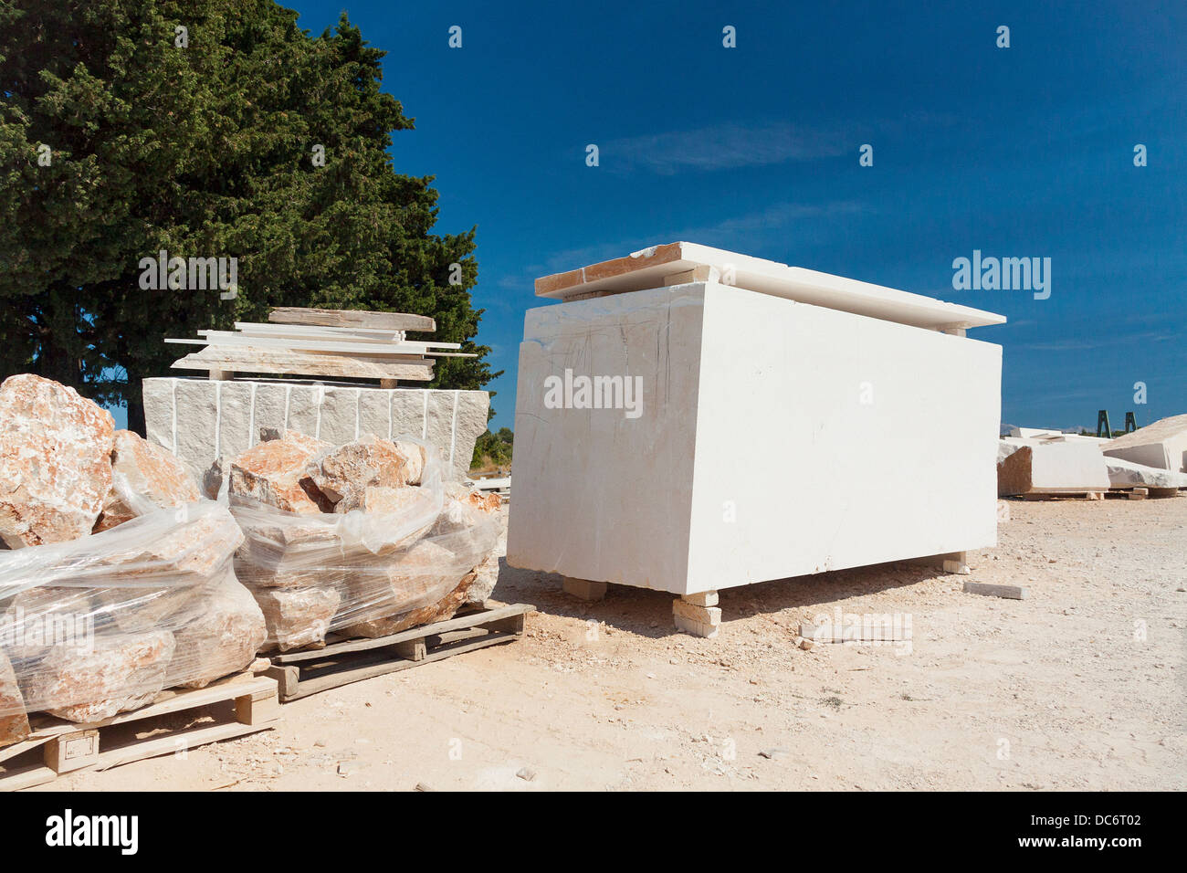Raw stones and stone block Stone carving workshop logo in Donji Humac ...