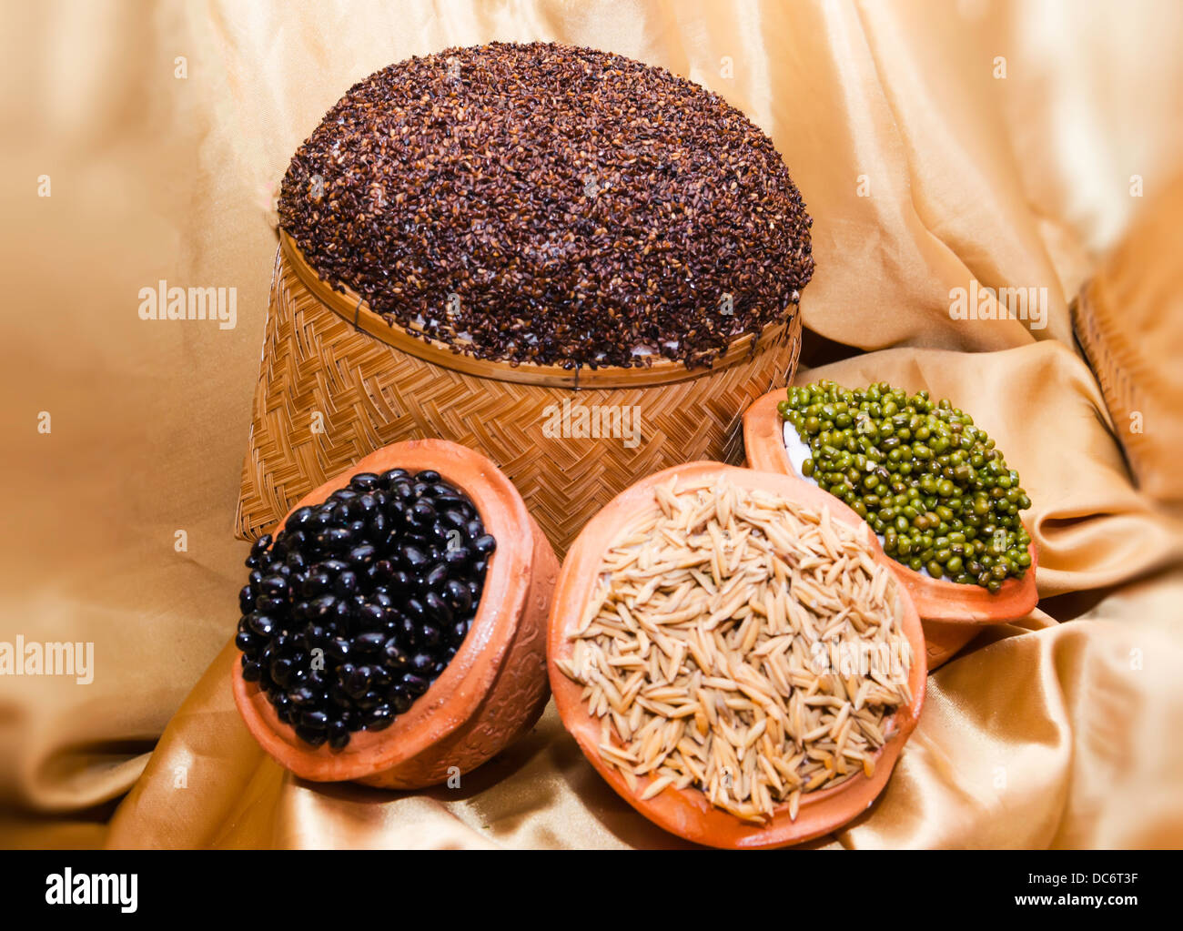 Seeds in the showroom of the annual agricultural farmers Stock Photo ...