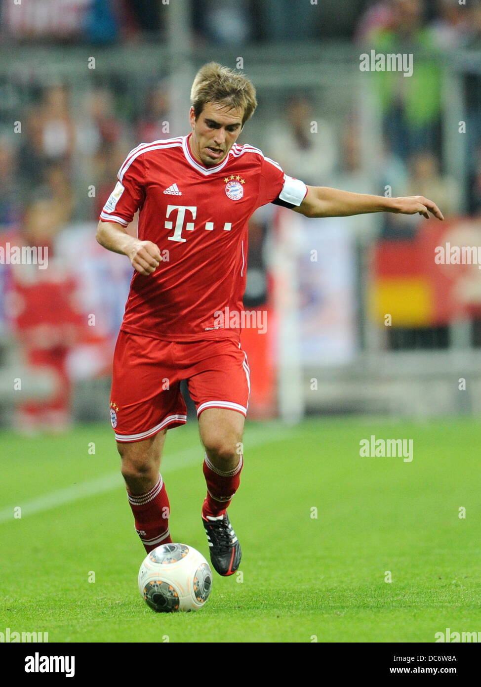 Munich, Germany. 09th Aug, 2013. Munich's Philipp Lahm is pictured ...