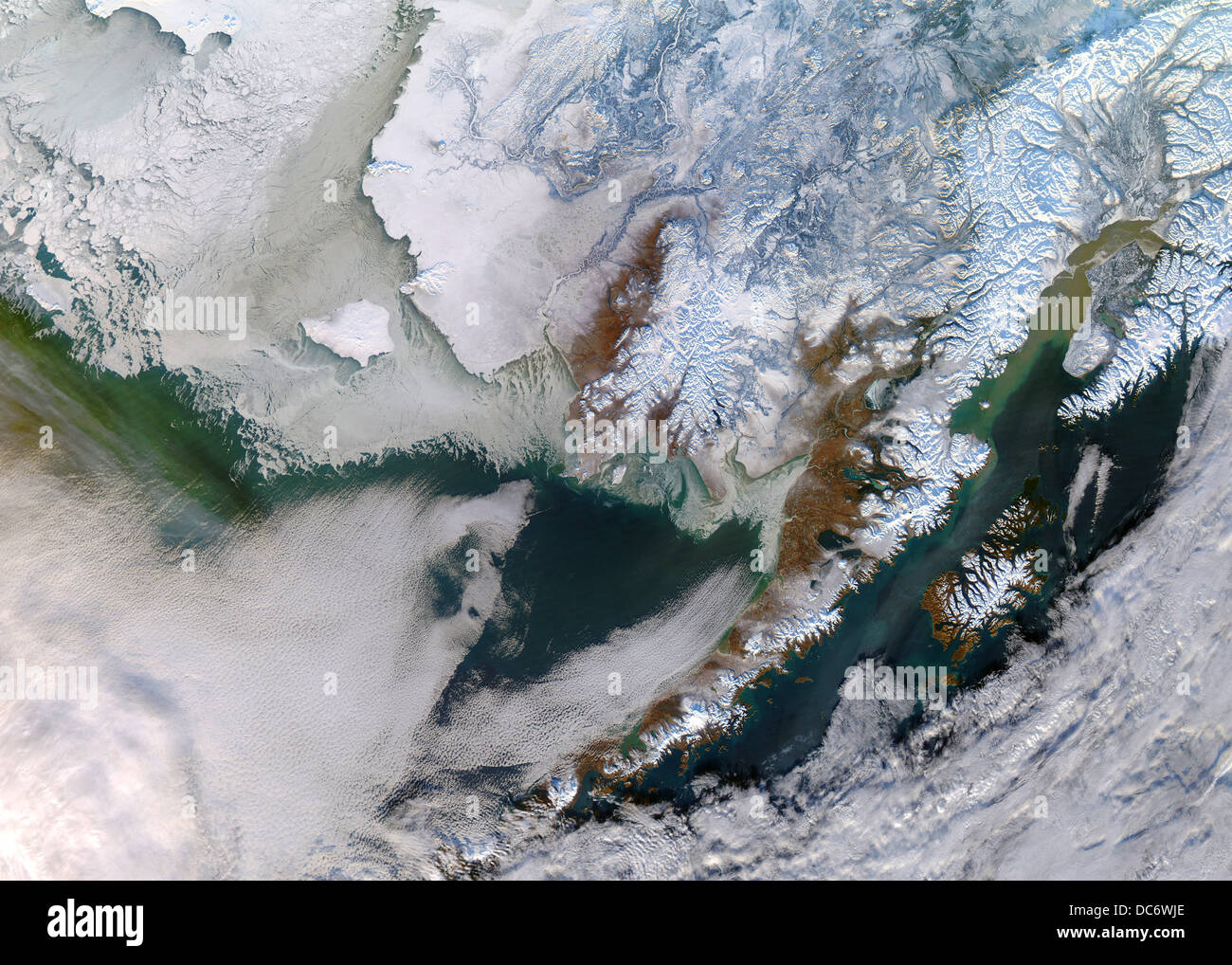 Yukon river delta, Alaska, USA Stock Photo - Alamy