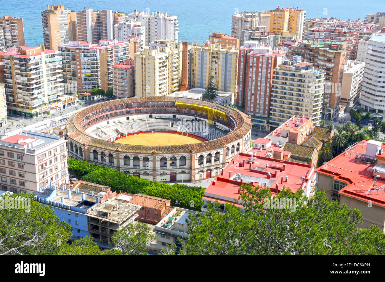 The Bullring in Malaga, Andalusia, Spain Stock Photo - Alamy