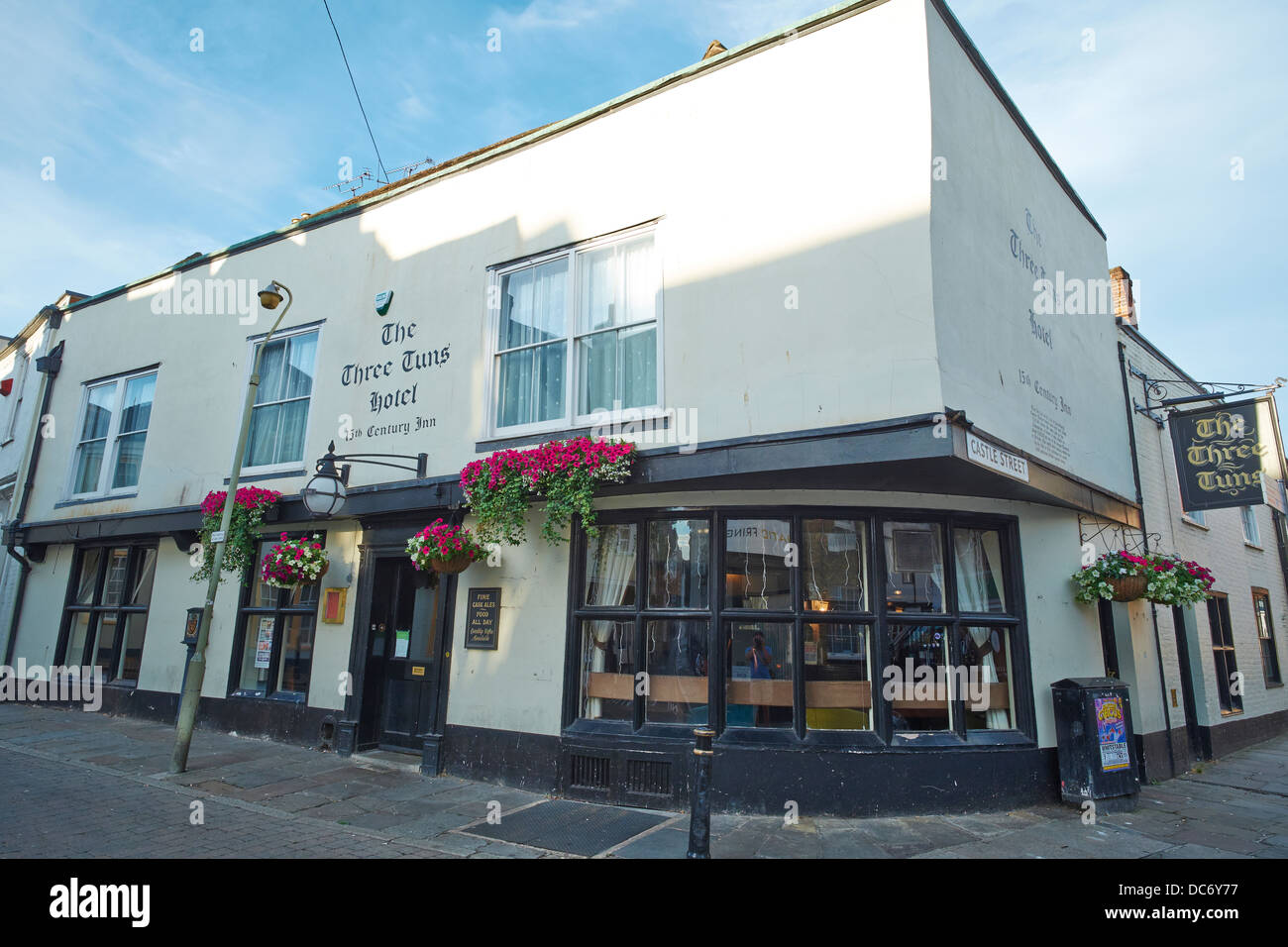 The Three Tuns Hotel at 15th Century Inn Watling Street Canterbury Kent ...