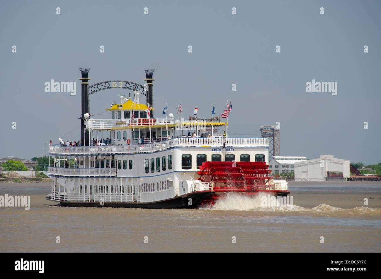 Louisiana, New Orleans. Mississippi River, traditional sight-seeing ...