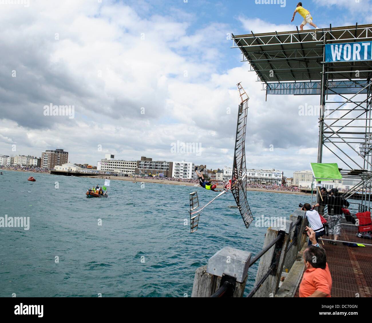 Worthing, UK, 10/08/2013 : Worthing International Birdman. The first ...
