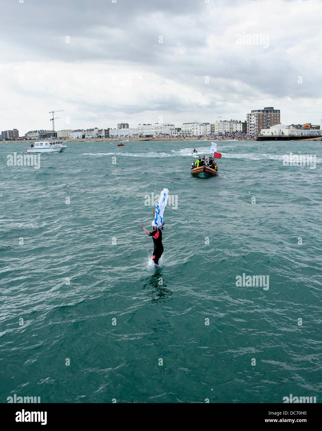 Worthing, UK, 10/08/2013 : Worthing International Birdman. The Birdman ...