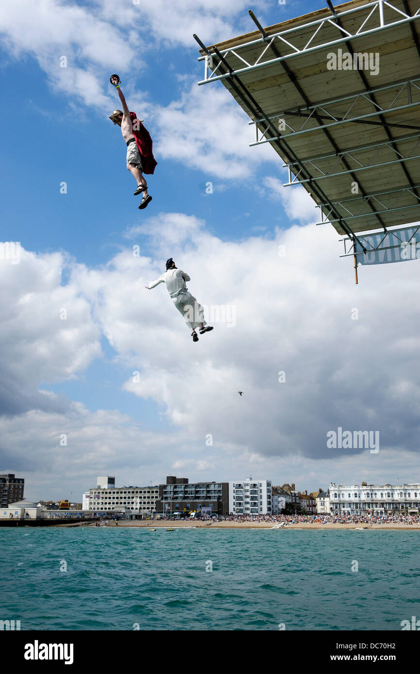 Worthing, UK, 10/08/2013 : Worthing International Birdman. The Birdman ...
