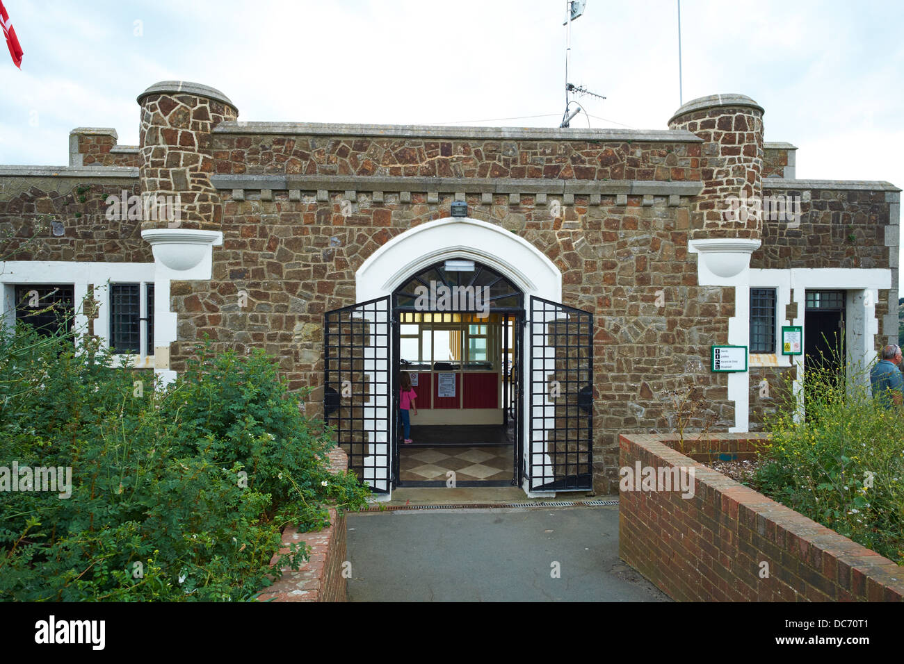 Upper station East Hill Lift the steepest funicular cliff railway in ...