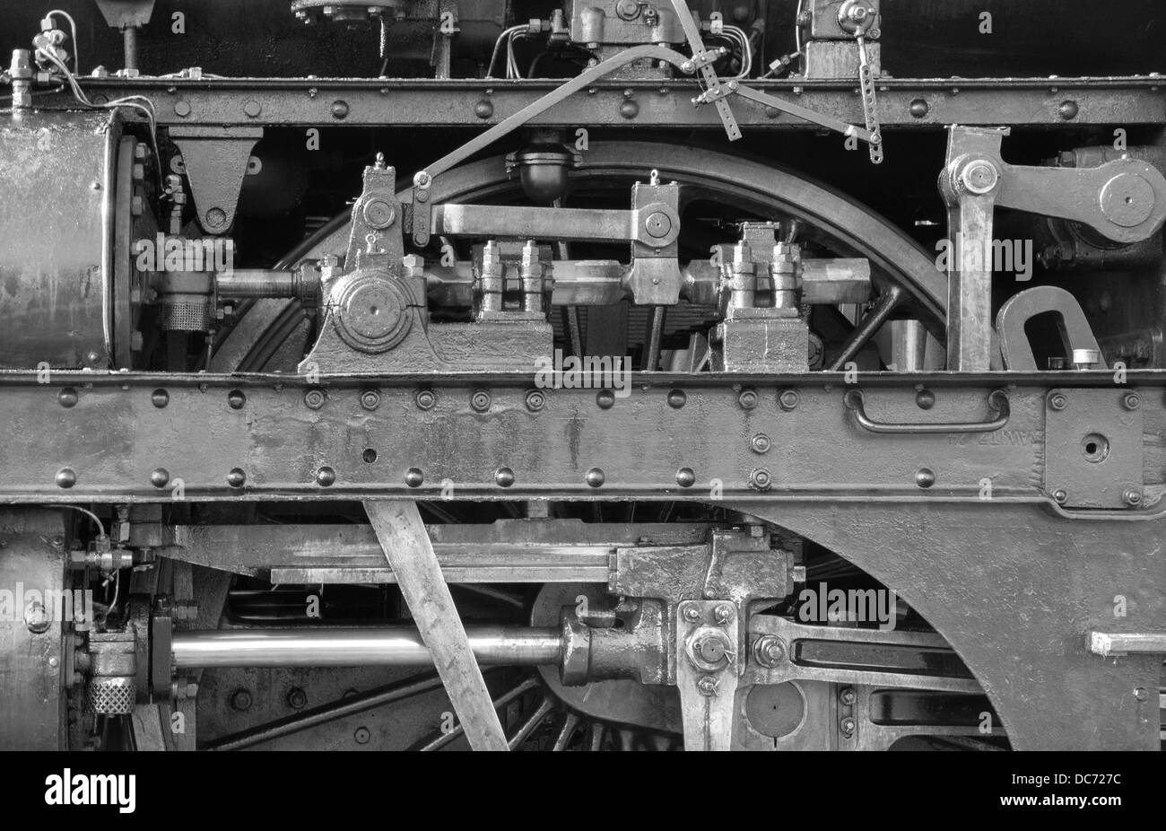 Transport railway locomotive train Black and White Stock Photos ...