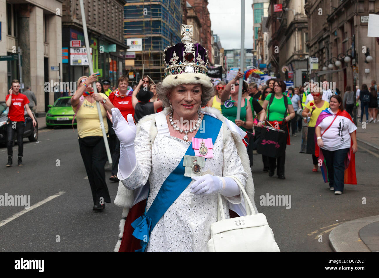 Glasgow, Scotland, UK. 10th August 2013. The annual Glasgow Gay Pride ...