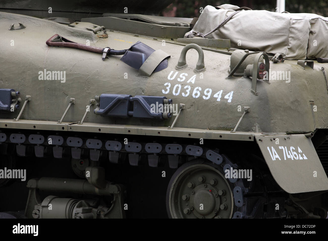 Sherman Tank at the Airborne Museum, Normandy France, called 'Channel ...