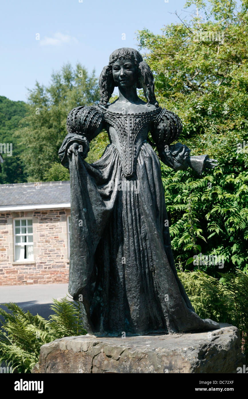 Statue lorna doone dulverton somerset hi-res stock photography and ...