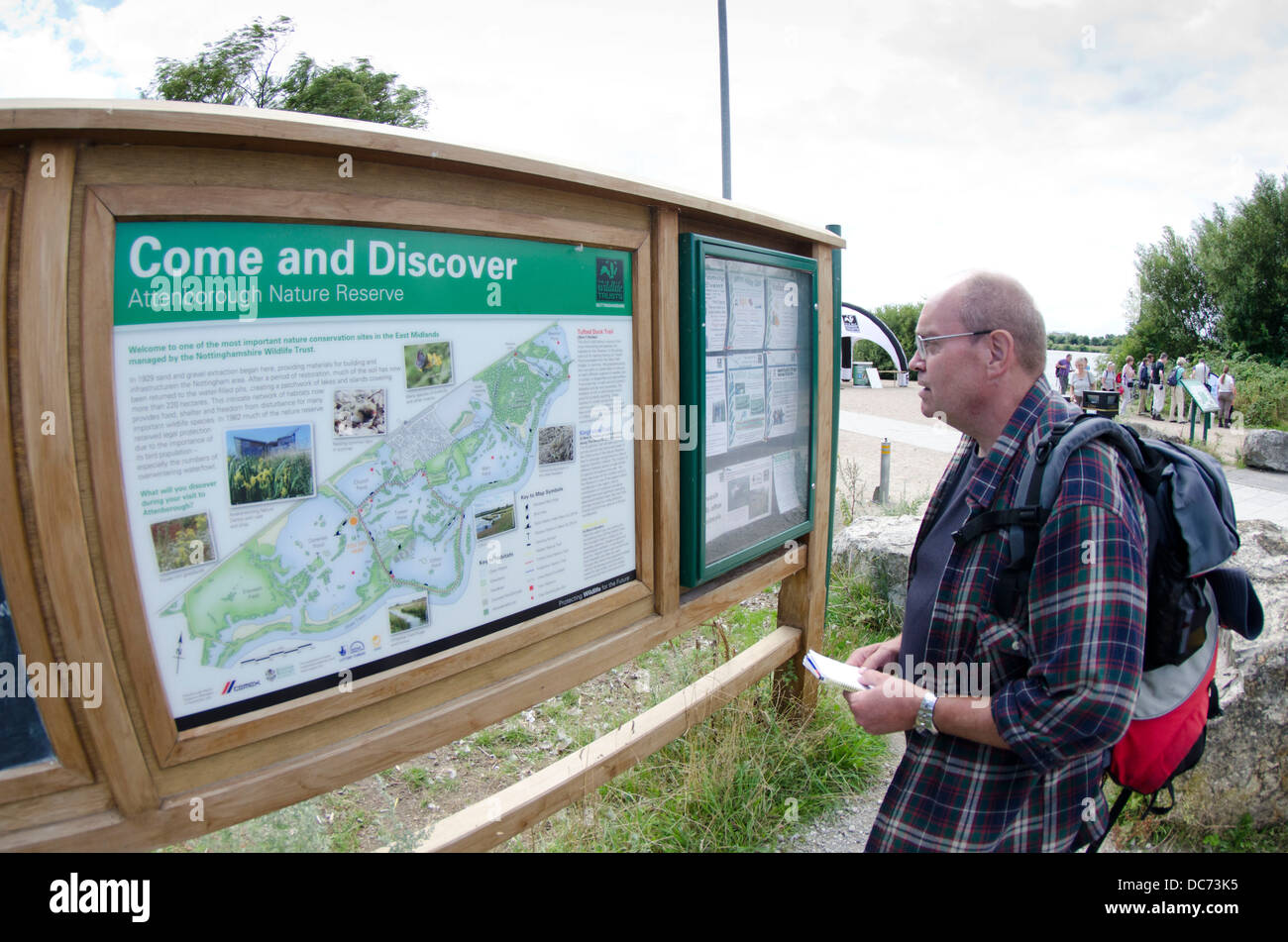 Visiting a nature reserve Stock Photo - Alamy